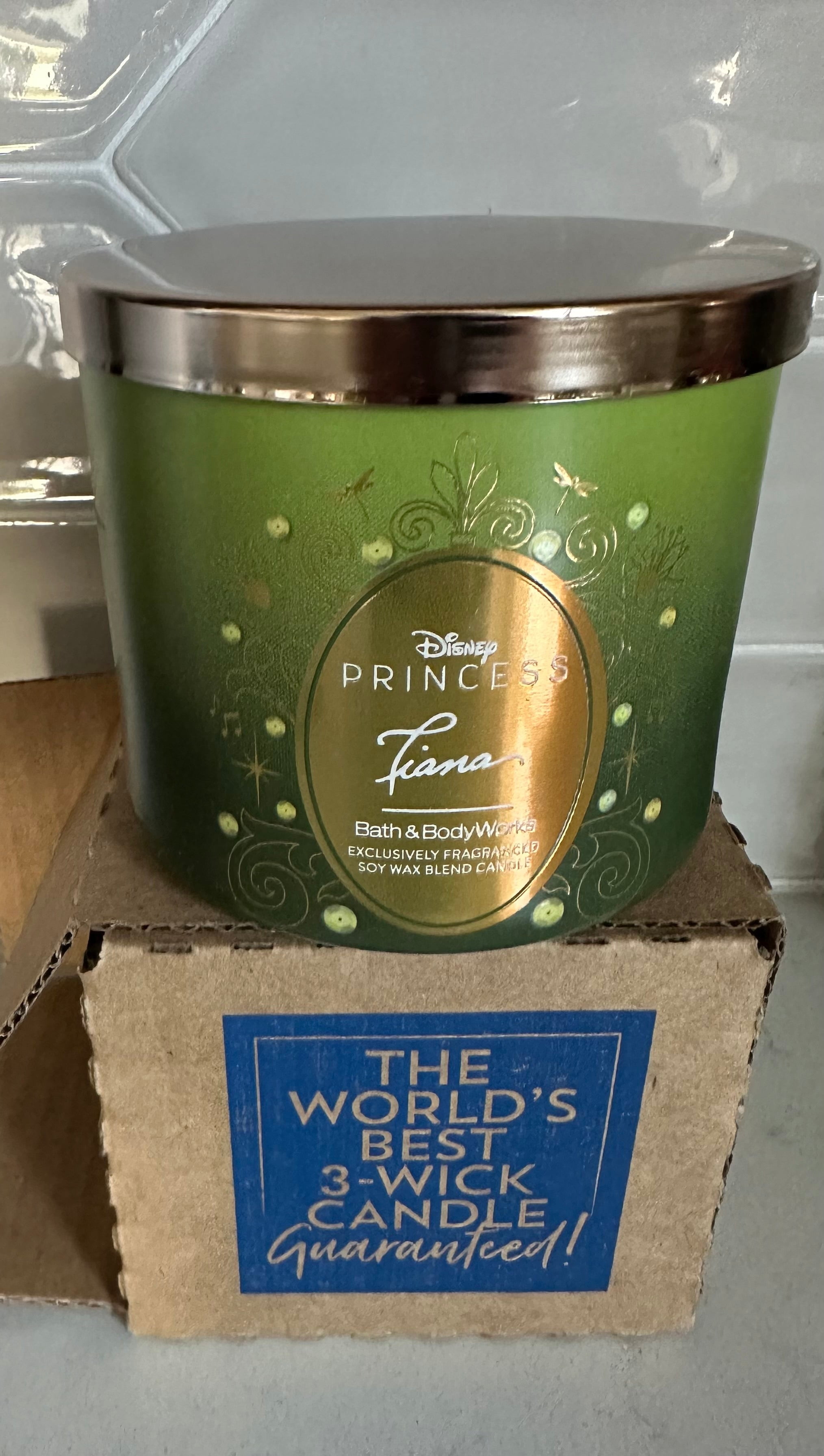 Bath and Body Works Disney Princess Tiana Limited Edition 3-Wick Candle New - Walmart.com