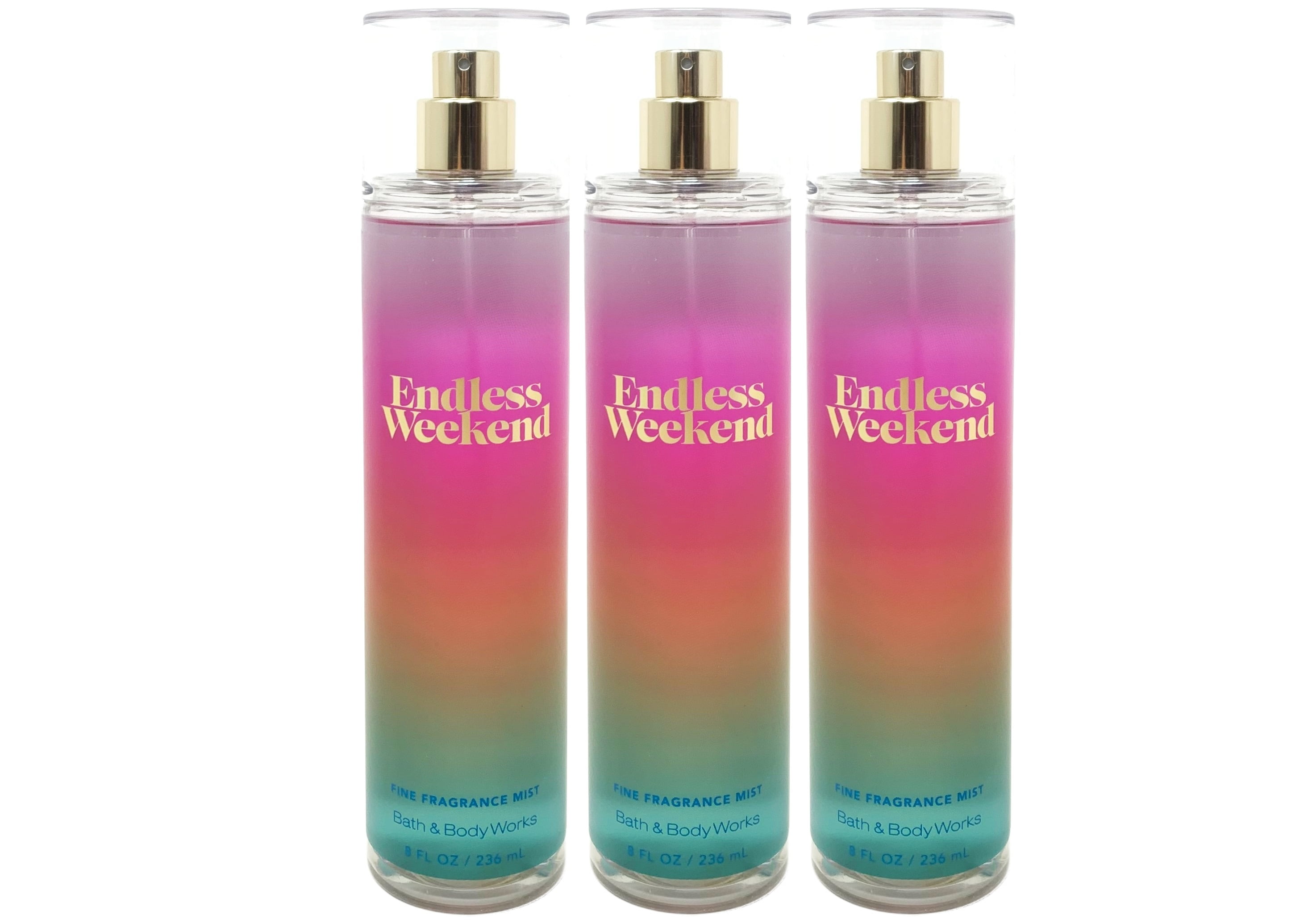 Bath and Body Works Endless Weekend Fine Fragrance Mist Trio Gift Set ...