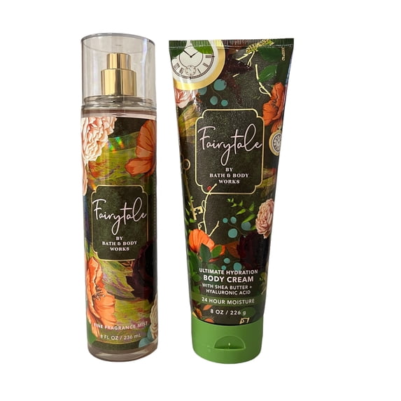 Bath and Body Works Fairytale Fragrance Mist and Body Cream Perfume Set ...