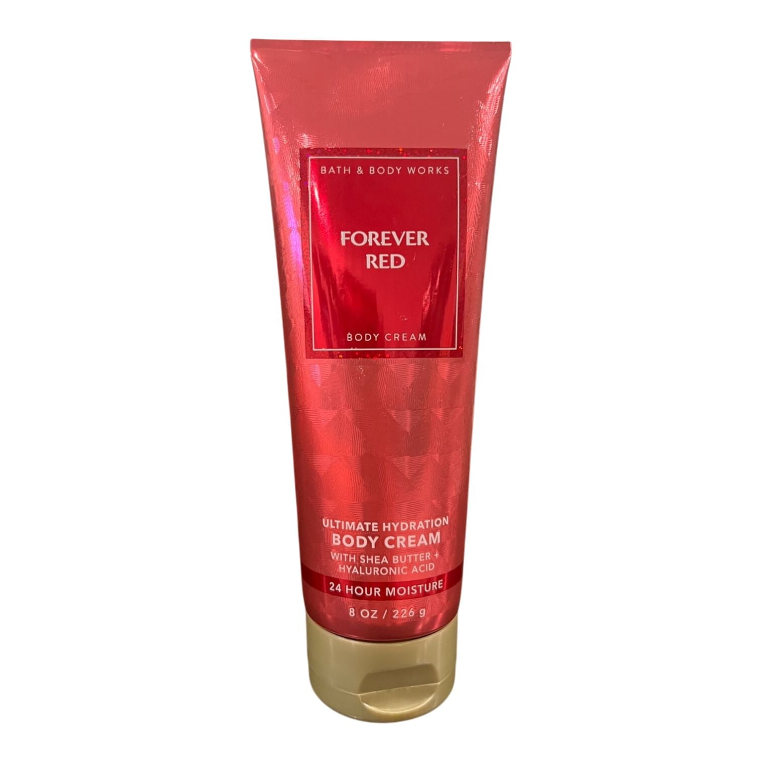 Bath and Body Works Forever Red Body Cream with Hyaluronic Acid (8 oz ...