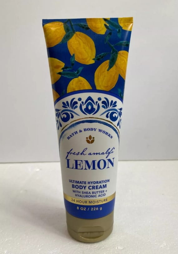 Bath and Body Works Fresh Amalfi Lemon Body Cream 8 Oz - Walmart.com