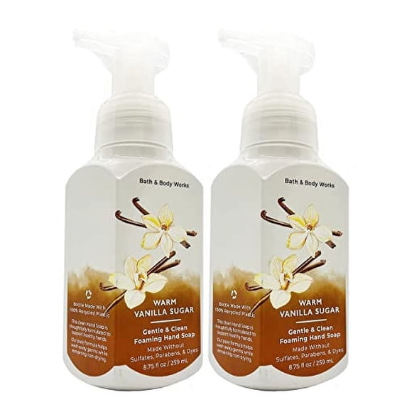 Bath & Body Works Gentle Foaming Hand Soap 8.75 Oz, Warm Vanilla Sugar ...
