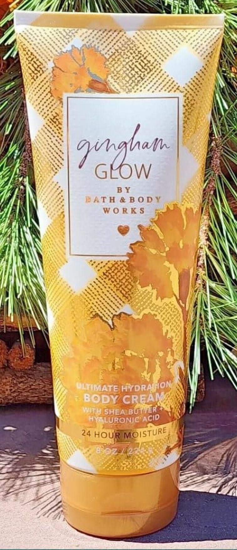 Bath and Body Works Gingham Glow Ultimate Hydration Body Cream 8 Fl Oz ...