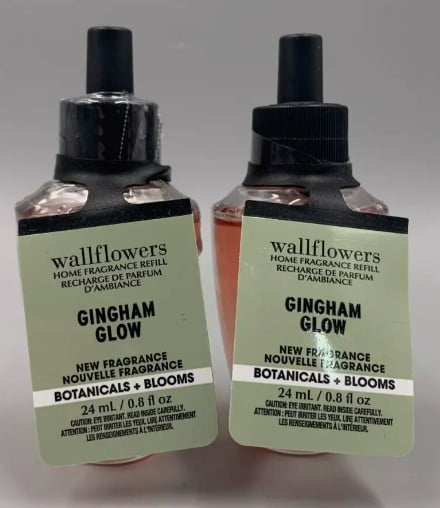 Bath and Body Works Gingham Glow Wallflowers Home Fragrance Refill, 2 ...