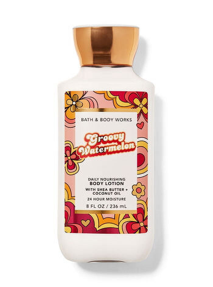 Bath and Body Works Groovy Watermelon Daily Nourishing Body Lotion 8oz ...