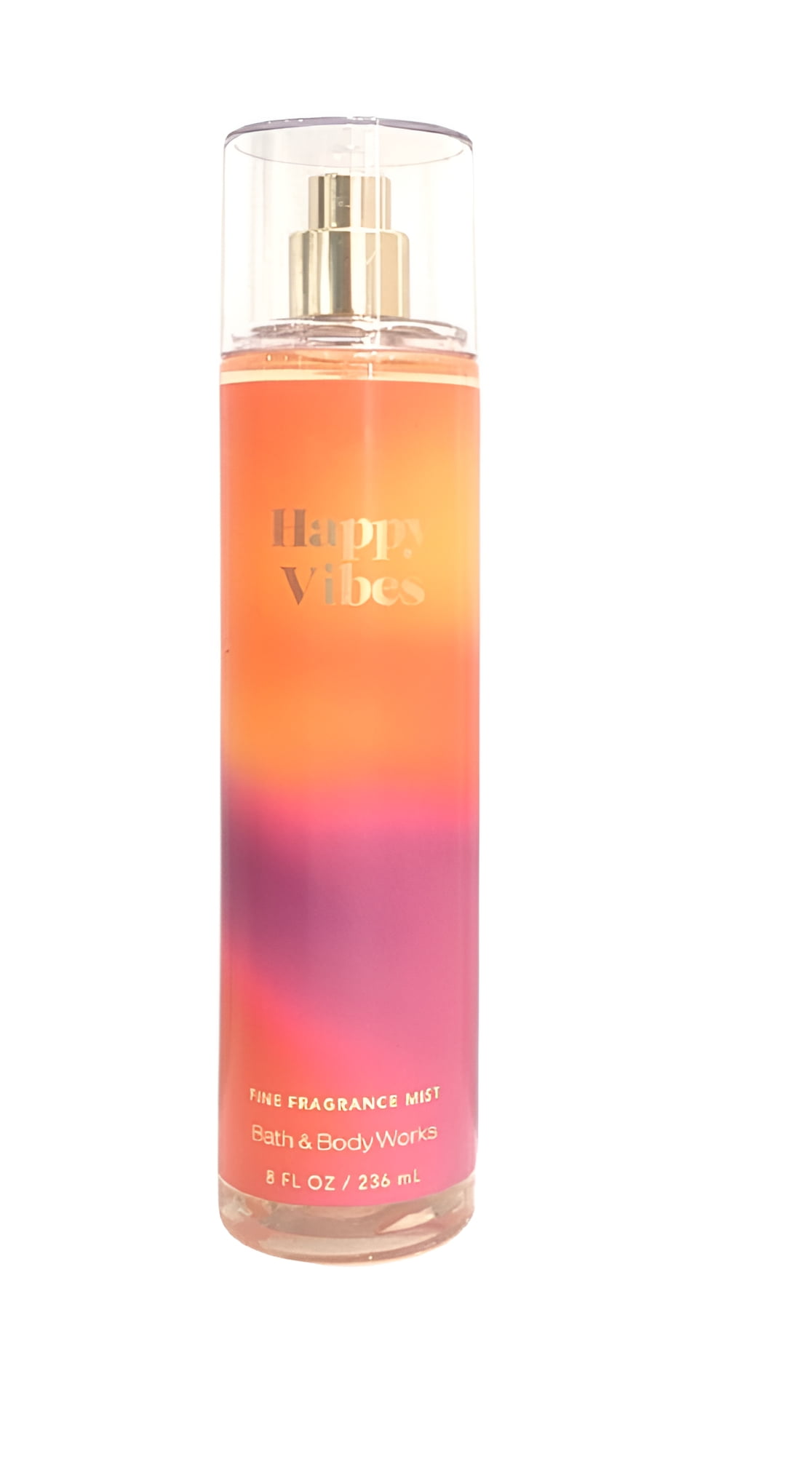 Bath and Body Works Happy Vibes Fine Fragrance Body Mist Spray 8 fl oz ...