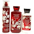Bath and Body Works Japanese Cherry Blossom 3-Piece Set: Body Lotion, Shower Gel, Fine Fragrance ...