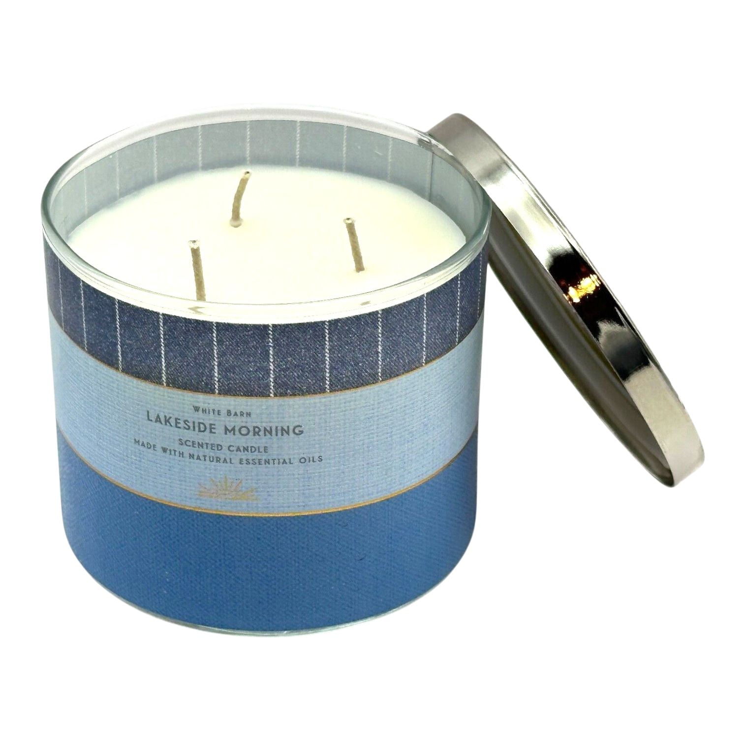 Bath and Body Works Lakeside Morning 3-Wick Candle (14.5 oz / 411 g ...