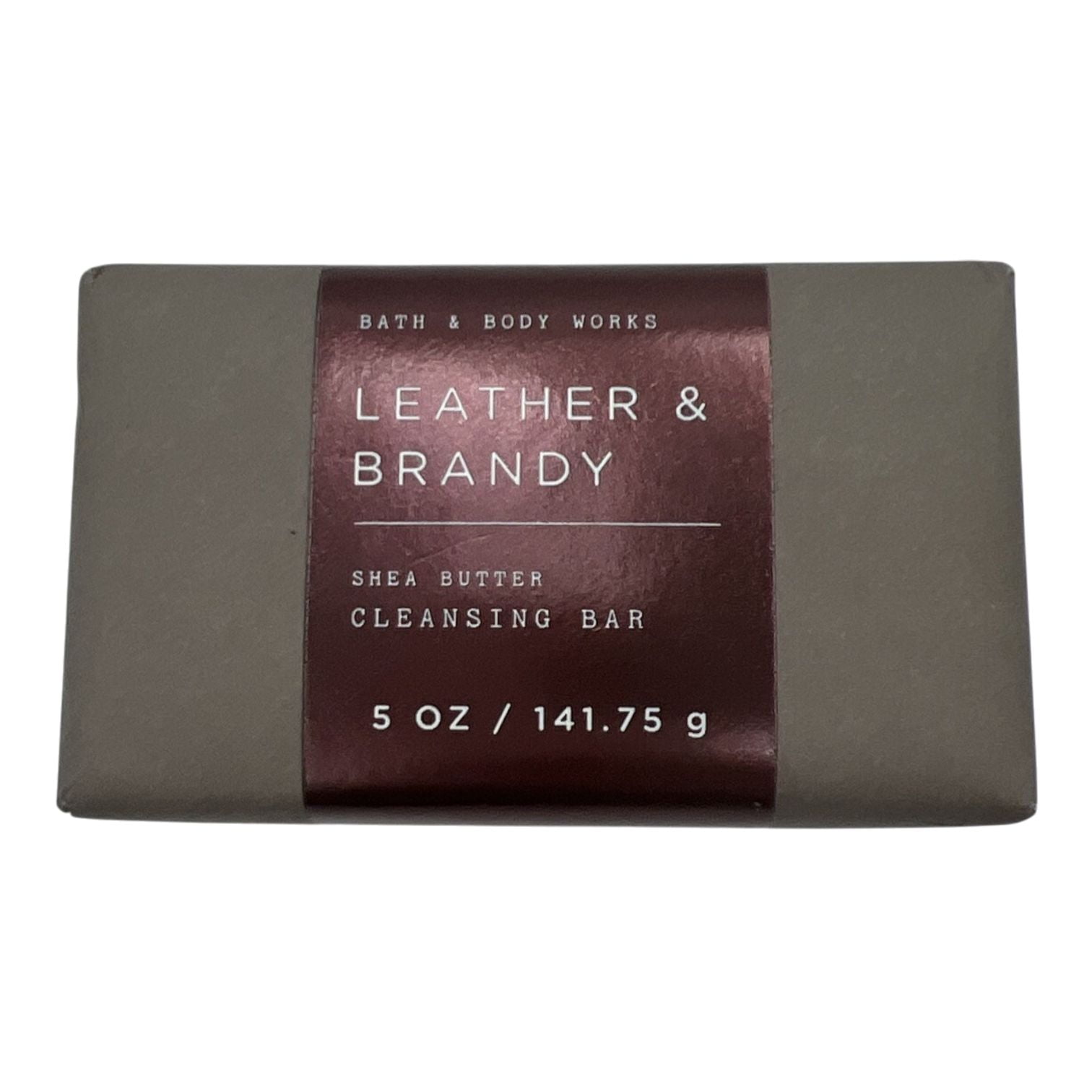 Bath and Body Works Leather & Brandy Cleansing Bar with Shea Butter (5 ...