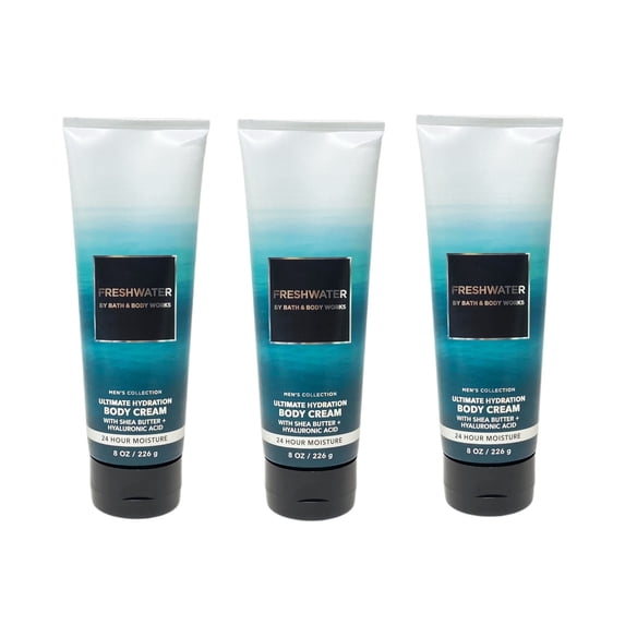 Bath and Body Works Men's Collection FRESHWATER Ultimate Hydration Body ...