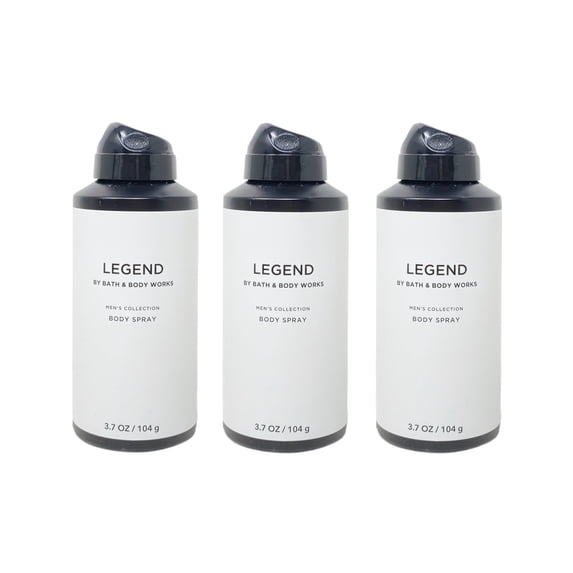 Bath & Body Works Men's Collection LEGEND Body Spray Gift Set, 3 Pack ...