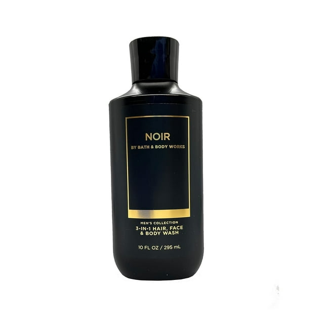 Bath And Body Works Mens Collection Noir 3 In 1 Hair Face And Body Wash