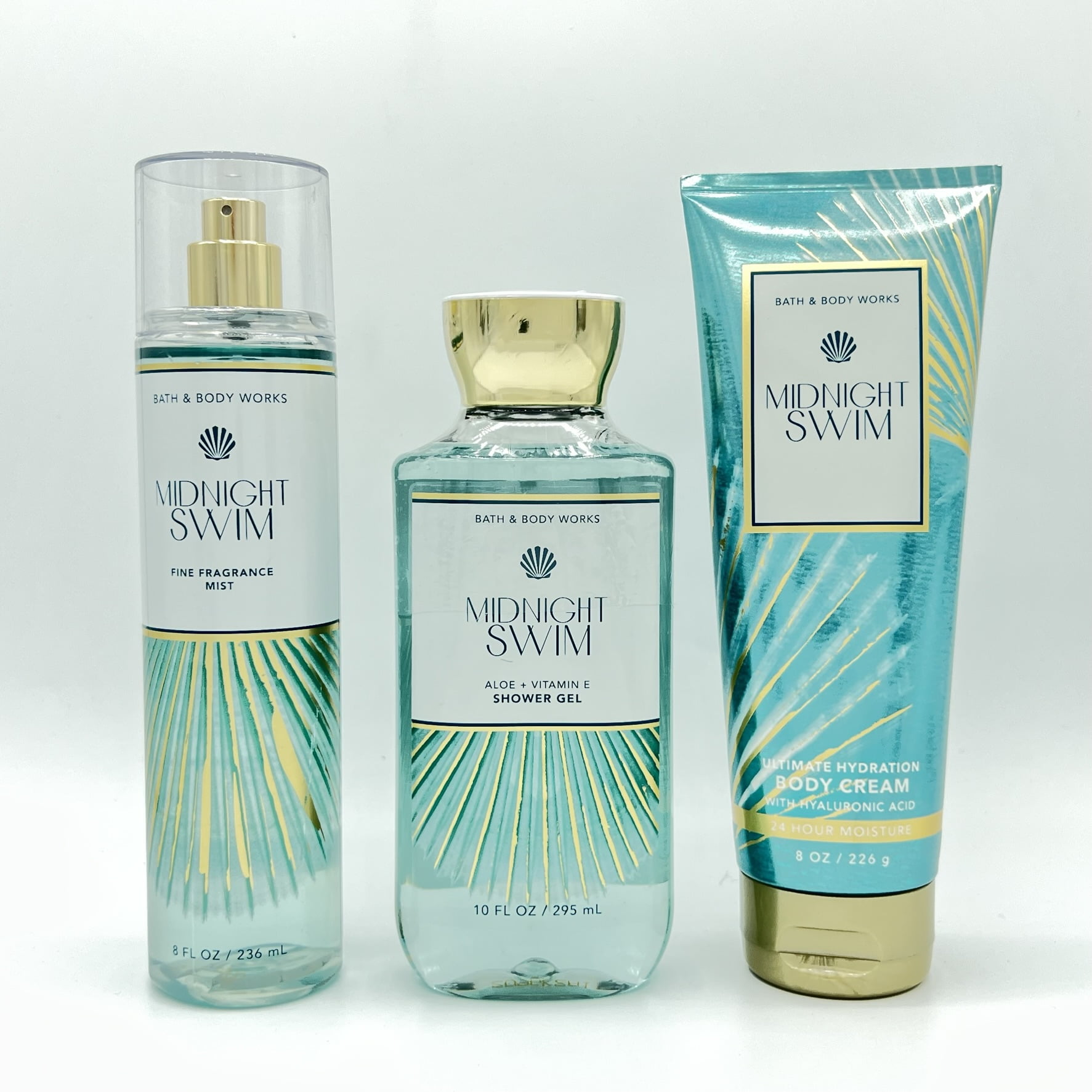 Bath And Body Works Midnight Swim 8oz Fine Fragrance Mist 10oz Shower