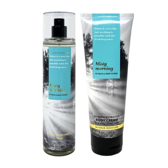 Bath & Body Works Misty Morning Duo Set - Fine Fragrance Mist ...