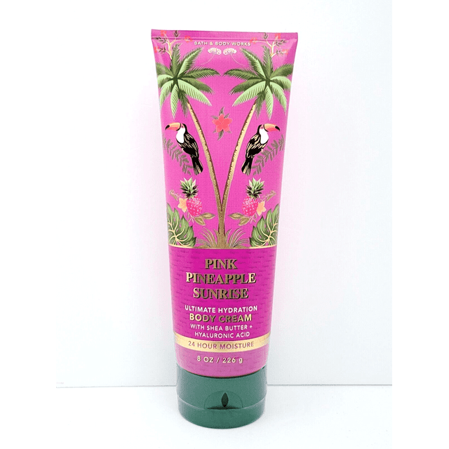 Bath and Body Works Pink Pineapple Sunrise Body Cream With Hyaluronic ...