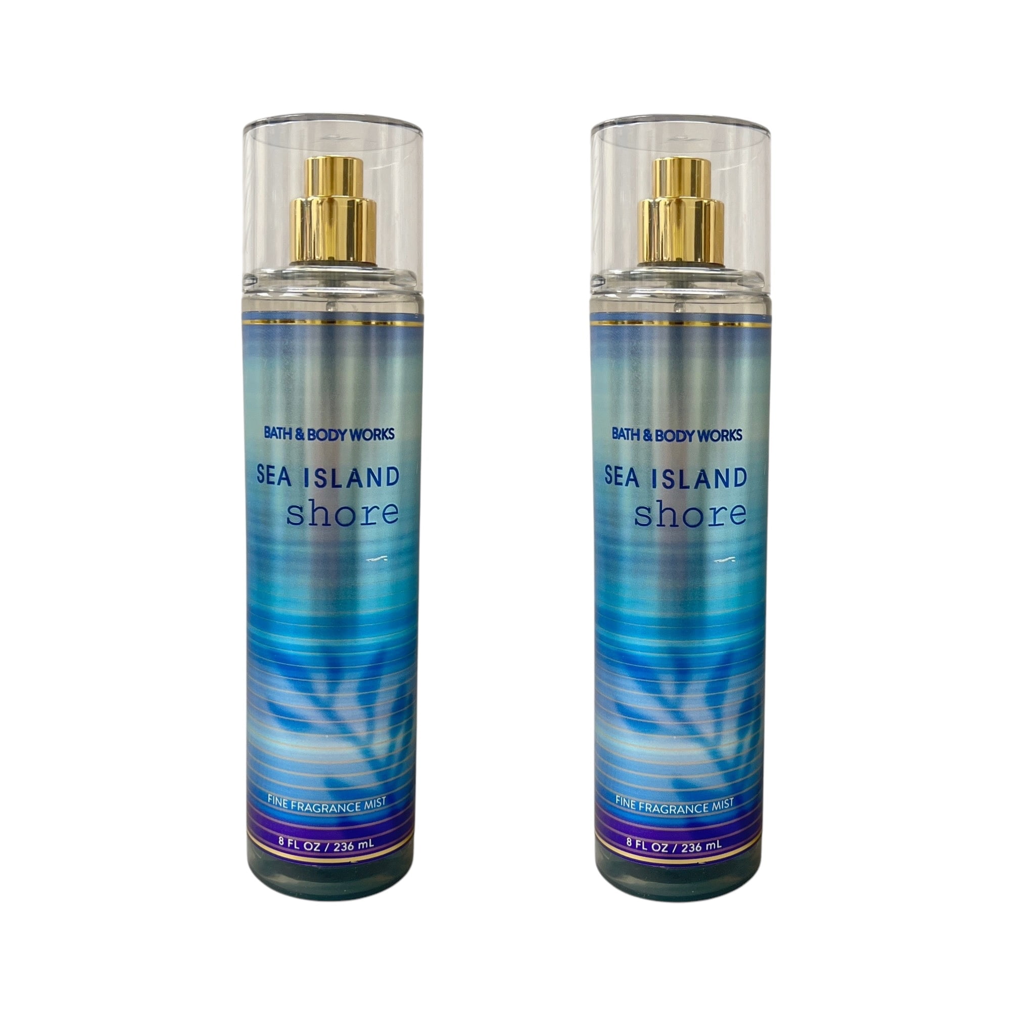 Bath and Body Works Sea Island Shore Fine Fragrance Mist 8 fl oz 2 Pack ...