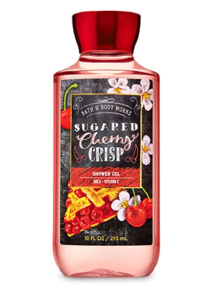 Bath and Body Works Sugared Cherry Crisp Shea + Vitamin E Shower Gel 10 ...