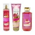 Bath and Body Works Sweet Petal Pound Cake 3 Piece Bundle - Rose ...