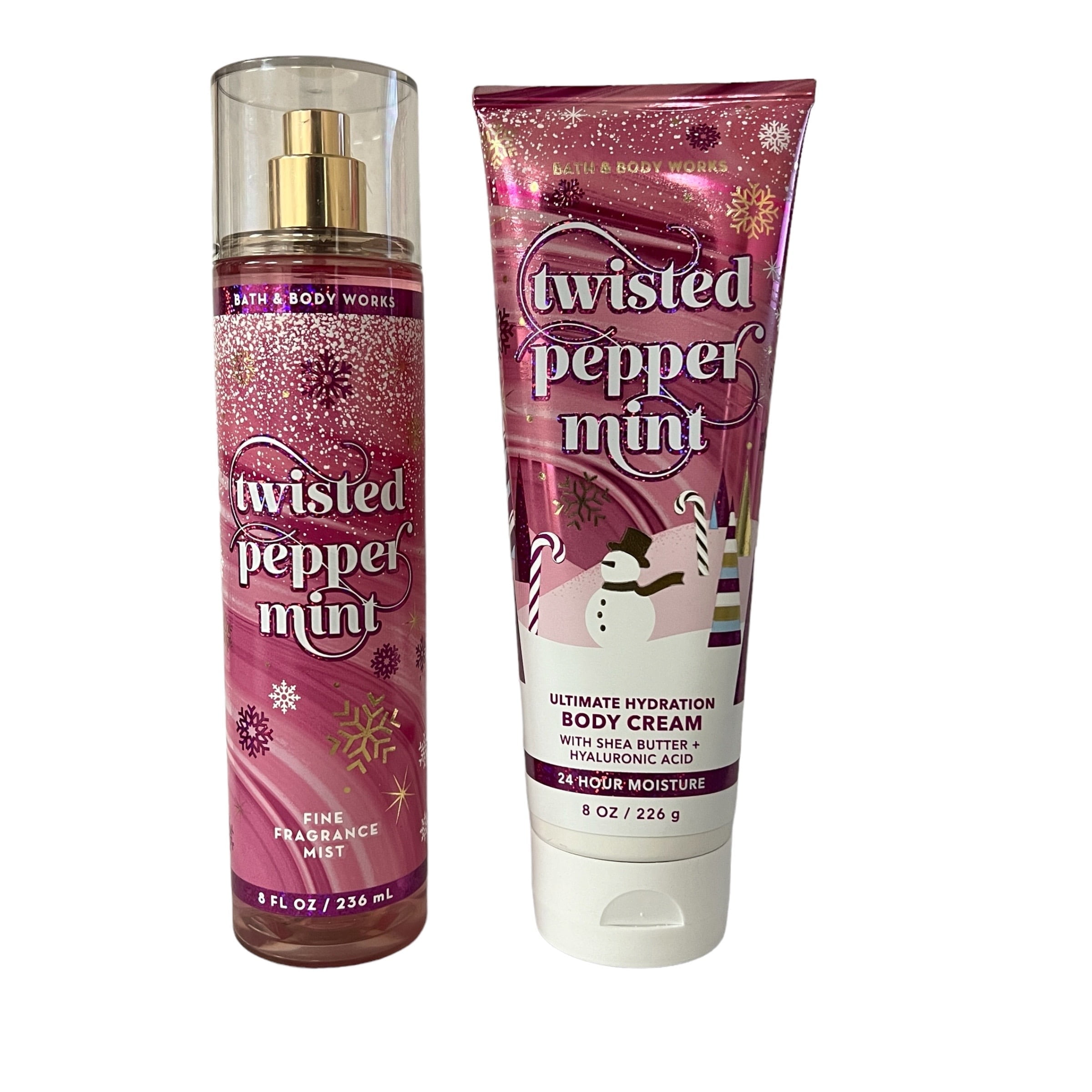 Bath And Body Works Twisted Peppermint Fine Fragrance Mist And Body