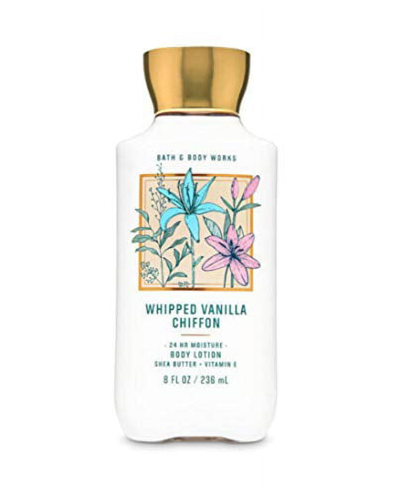 Bath and Body Works Whipped Vanilla Chiffon 24hr Moisture Body Lotion ...