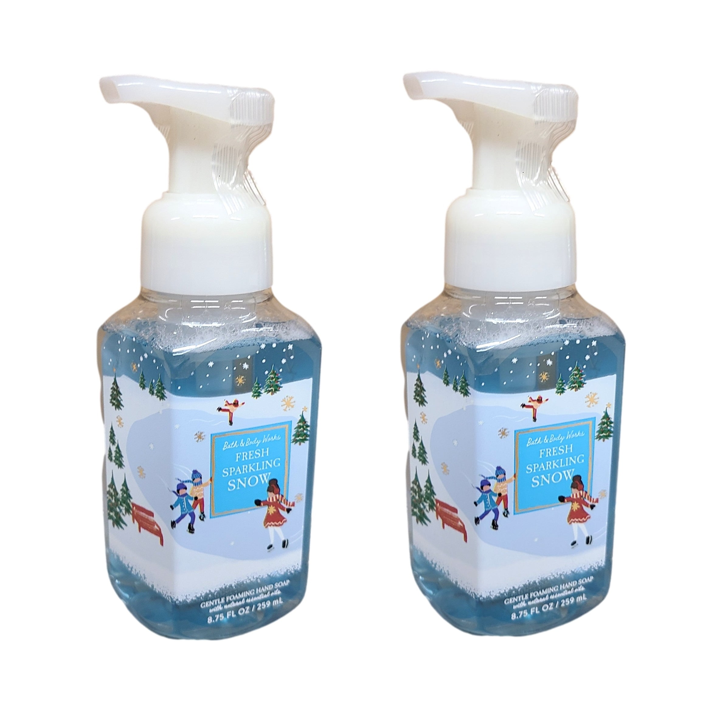 Bath And Body Works 2 Pack Twisted Peppermint Gentle Foaming Hand Soap