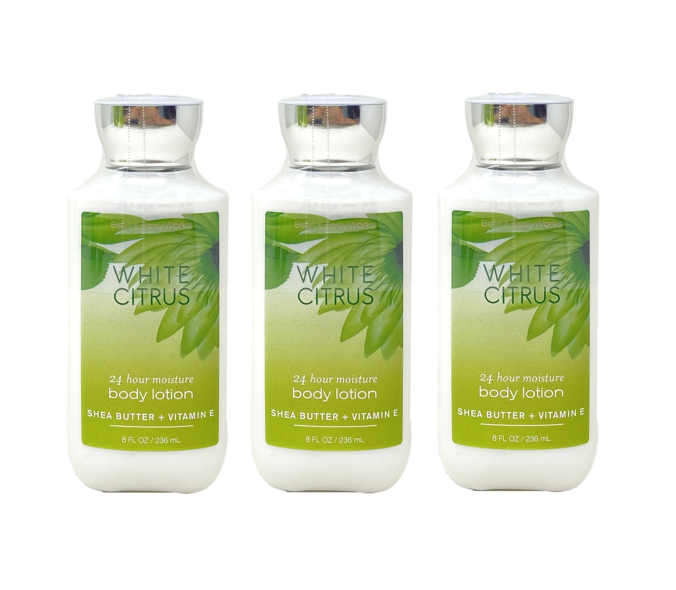 Bath and Body Works White Citrus 3 Pack 24 Hour Moisture Body Lotion ...