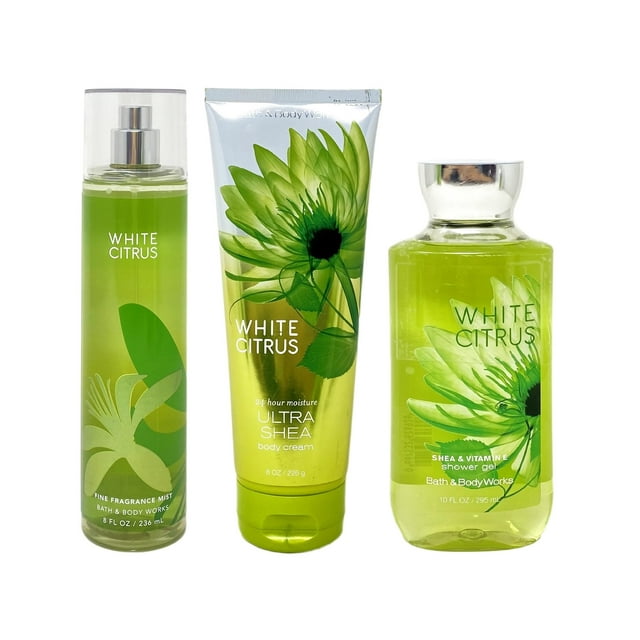 Bath and Body Works White Citrus Set of 3 - Fine Fragrance Mist - Body ...