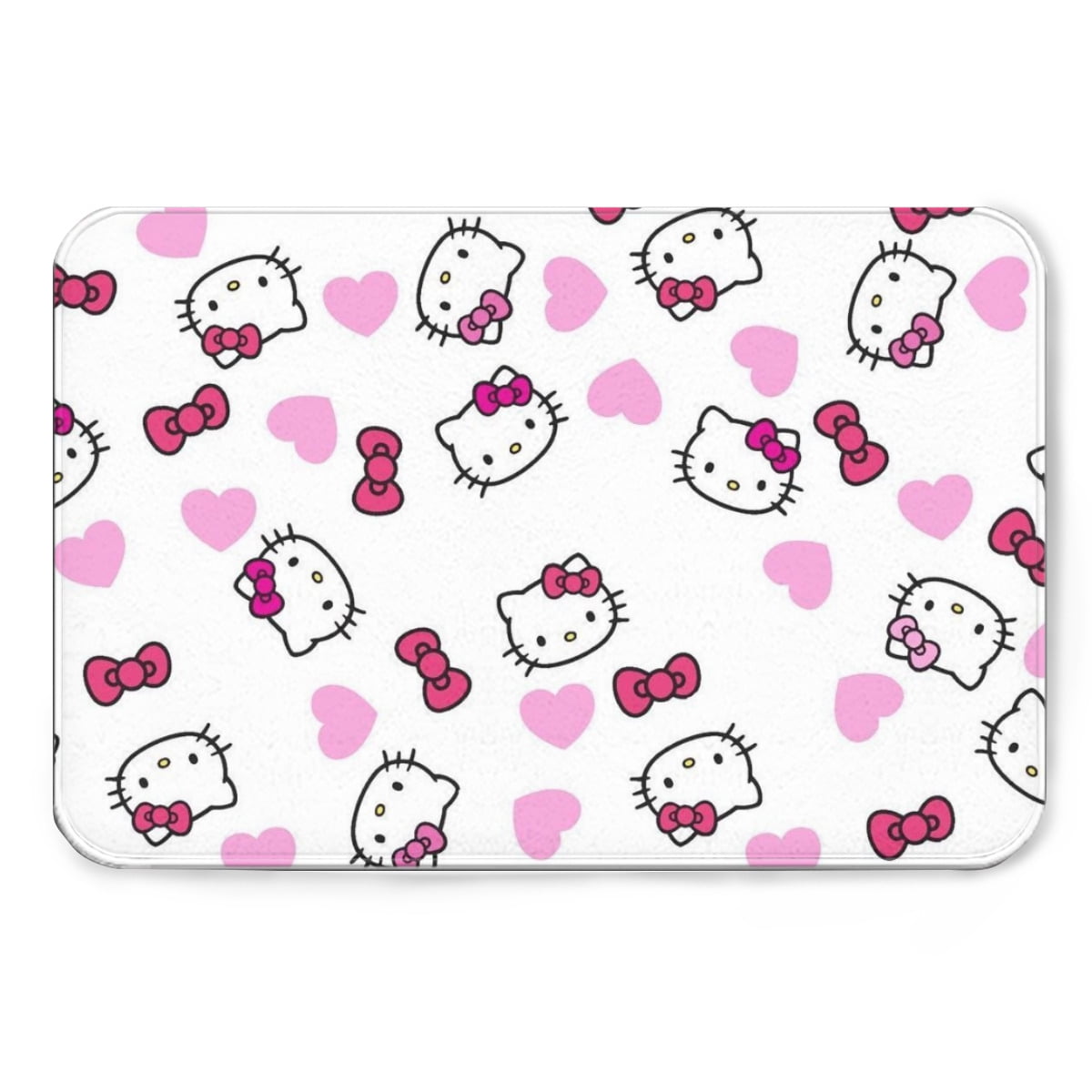 Bath mat carpet Easy to clean Hello Kitty flannel carpet for entry ...