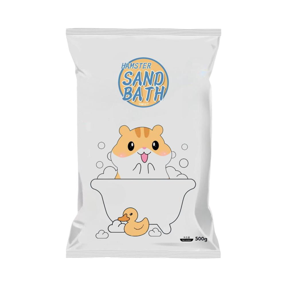 Bath sand 500g (D) $Hamster Golden Bear Bathroom Pet Transparent ...