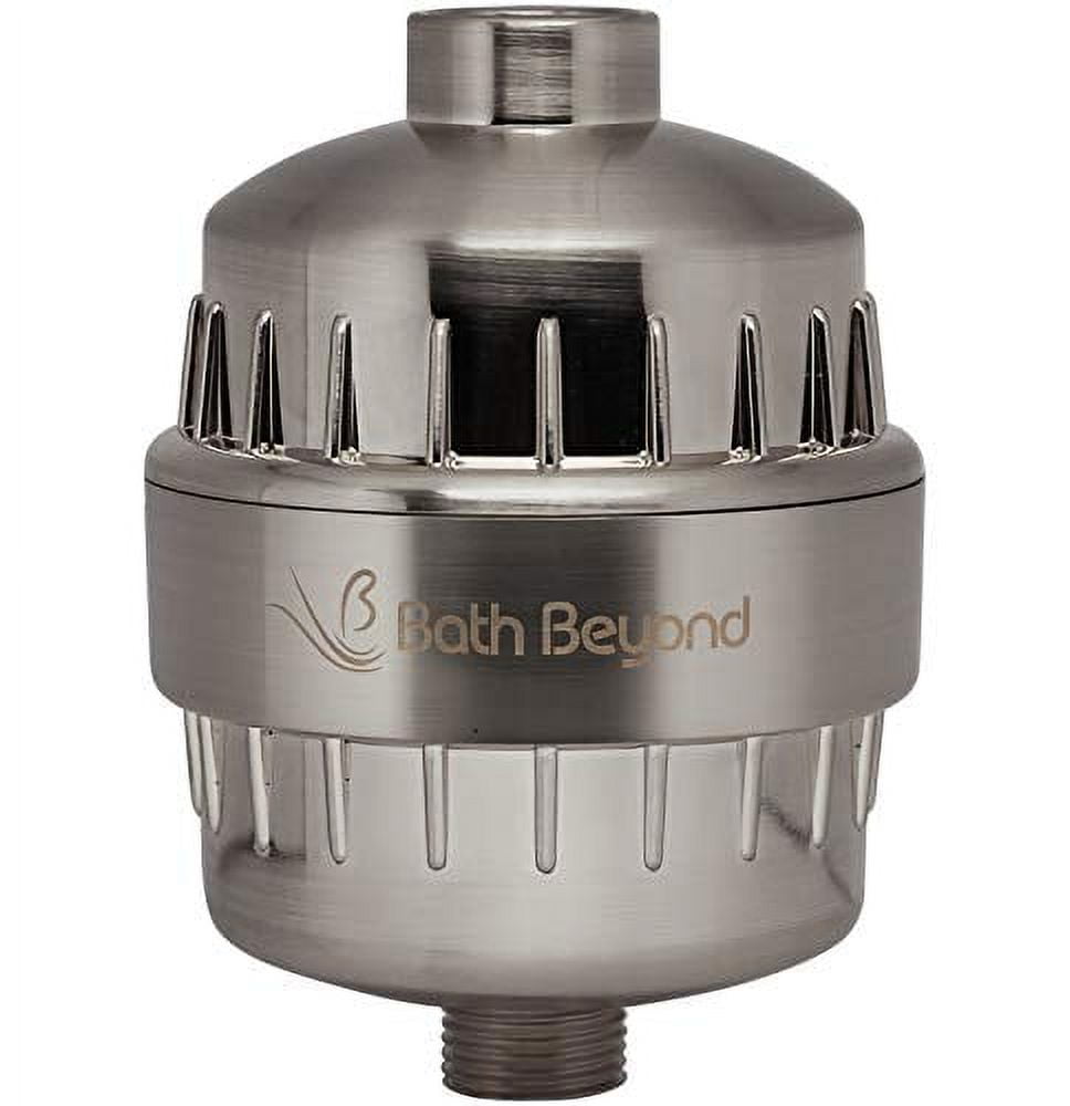 BathBeyond Shower Filter Vitamin C 15 Stage High Output Water Filter ...
