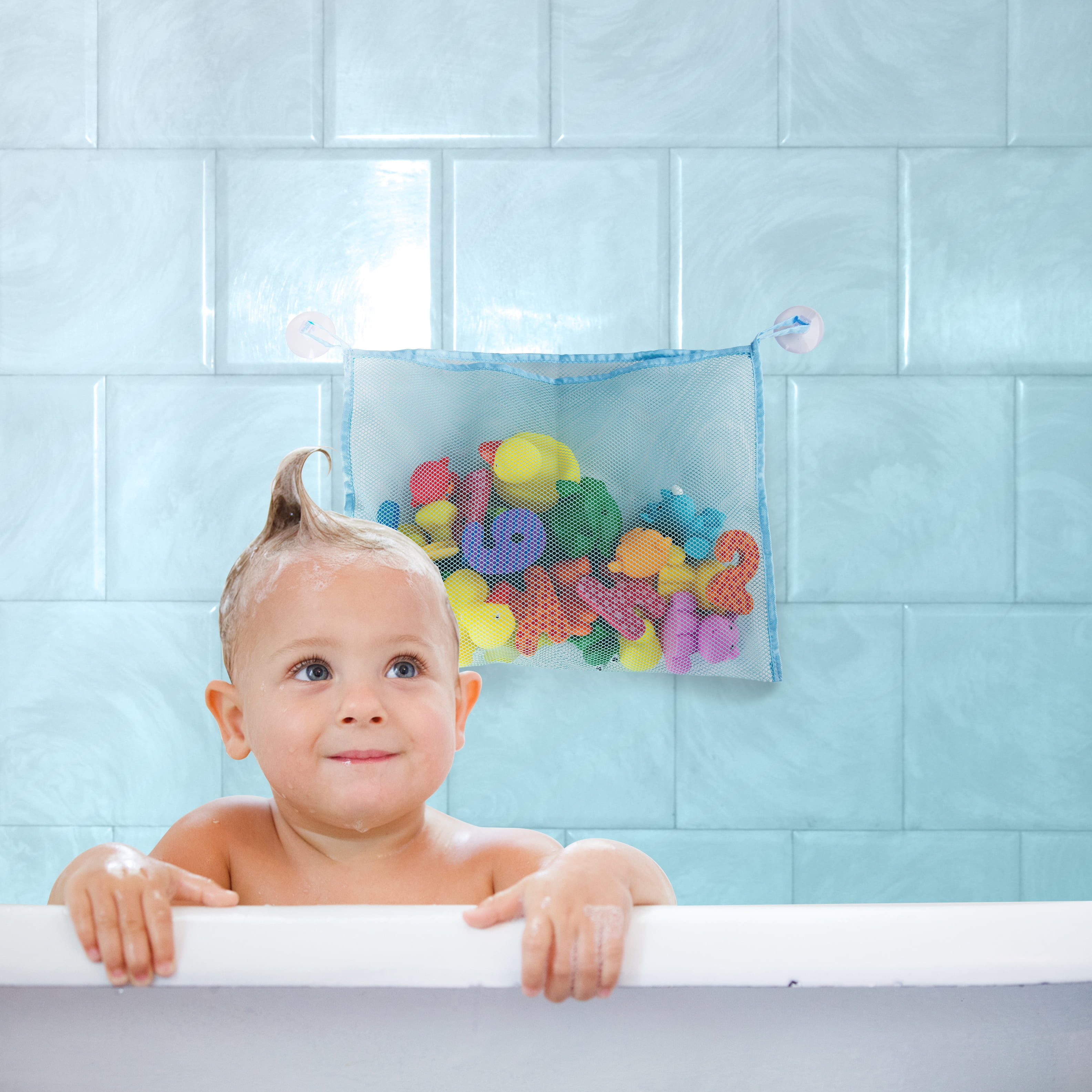 BathMate Bath Toy Organizer 2 PK - Bath Tub Toys Organizer includes ...