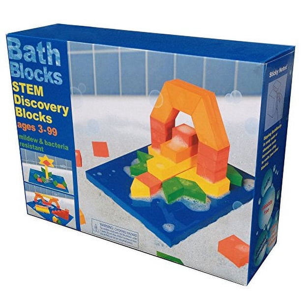 Bathblocks Stem Discovery Blocks Bathtub Toy - Walmart Business Supplies