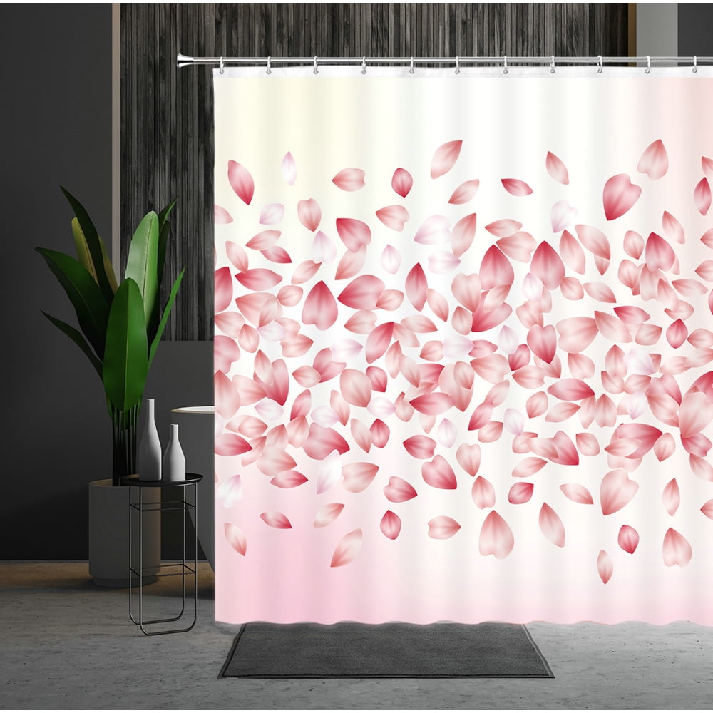 Bathe Curtain Japan Spring Landscape Mount Fuji Cherry Blossoms Bath ...
