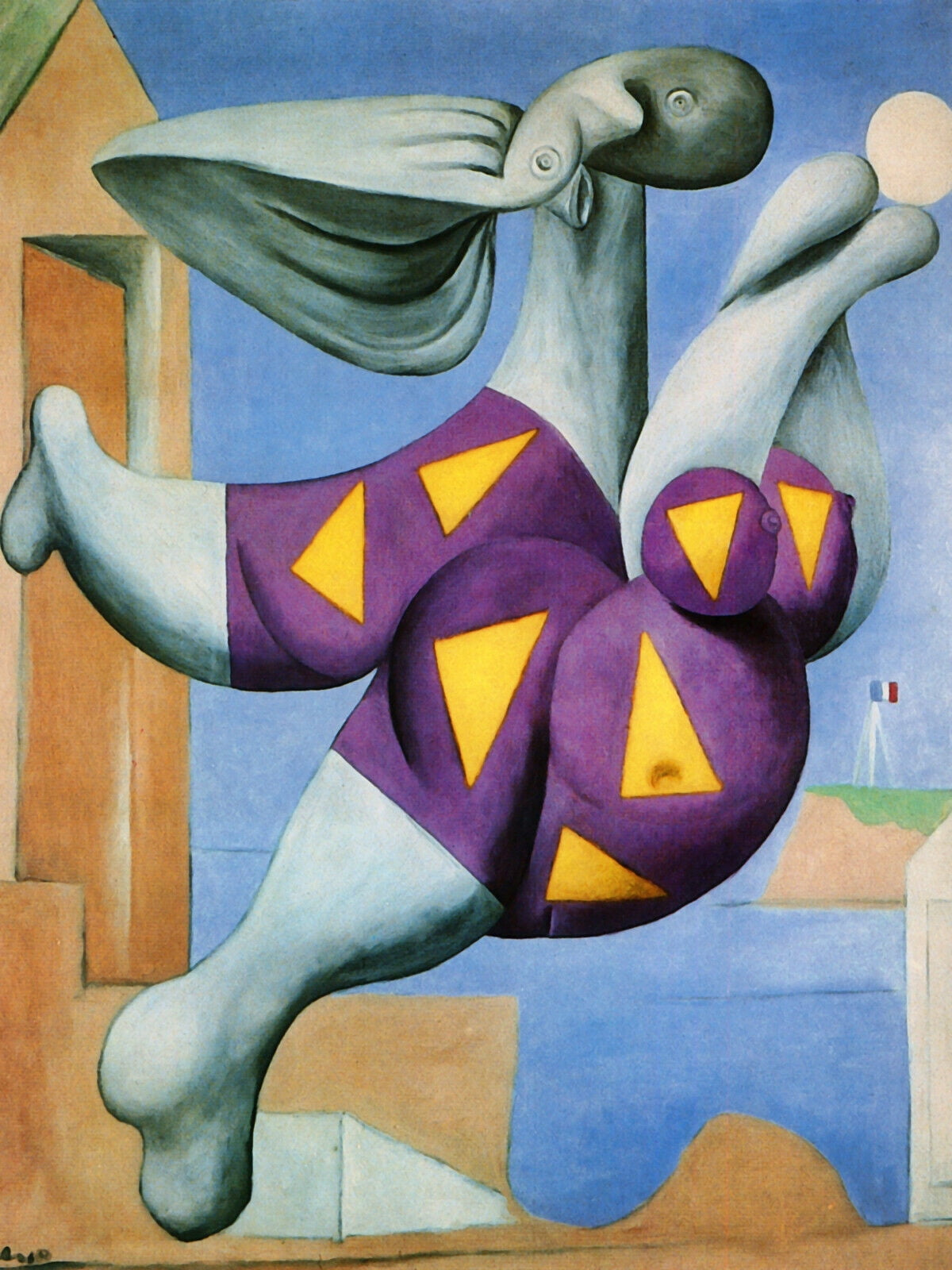 "Bather With Beach Ball, Picasso - CANVAS or PRINT WALL ART" - Walmart.com
