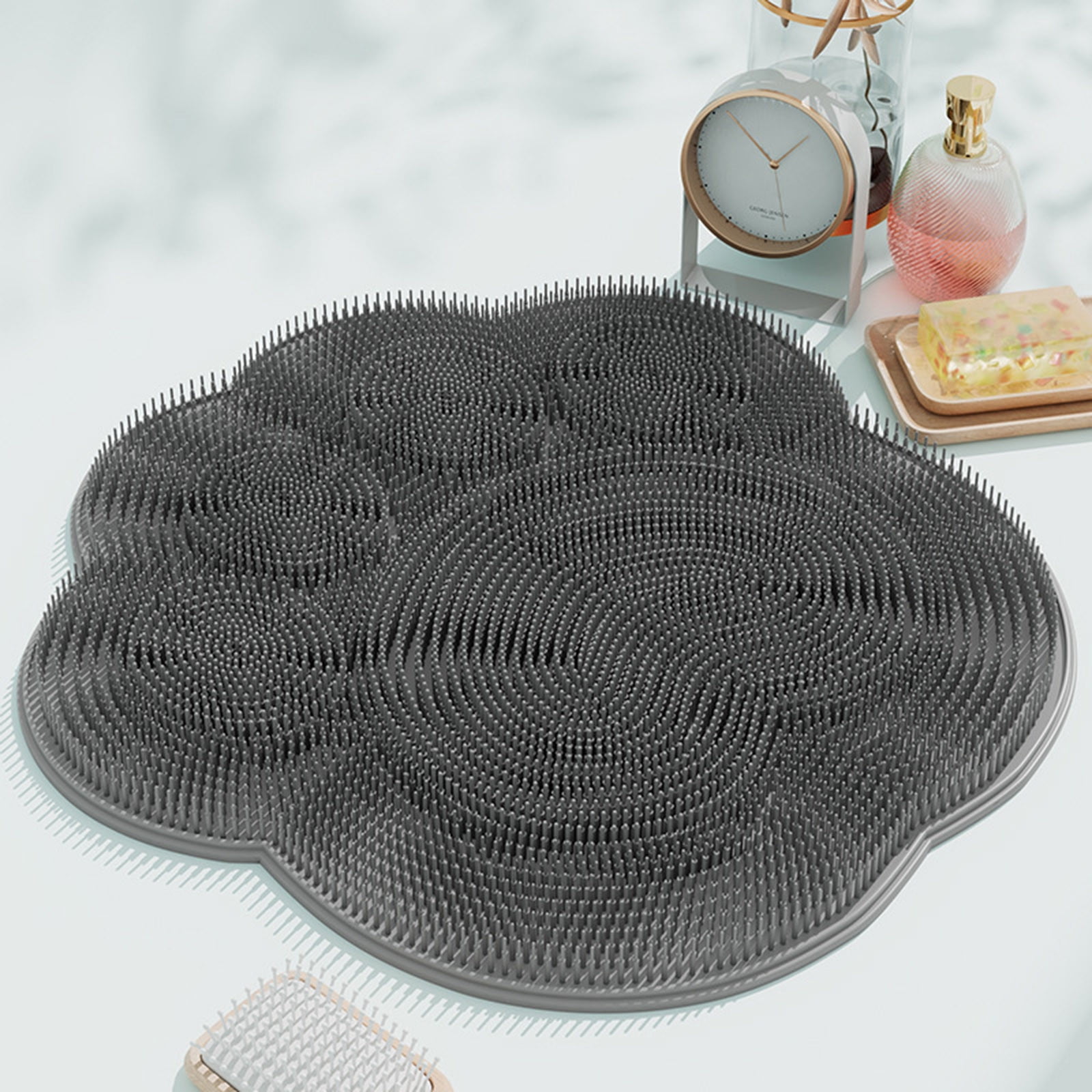 Bathing Brushes Shower Foot And Back Pad With Suction Cups Ideal for ...