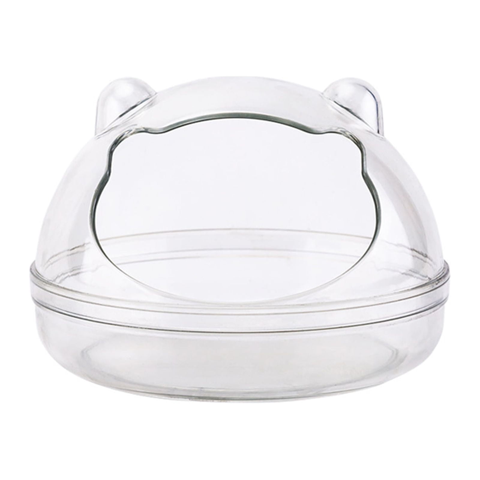Bathing Sand Container for Hamsters Clear Plastic Bathroom for Small ...