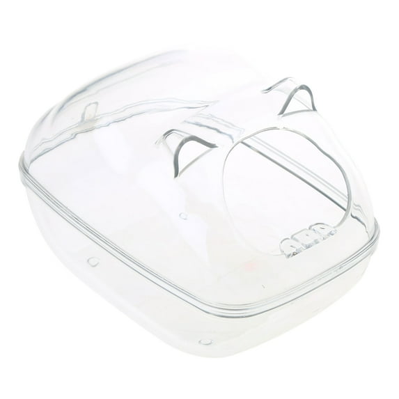 Bathing Sand Container for Hamsters Plastics Bathroom Transparent Box ...