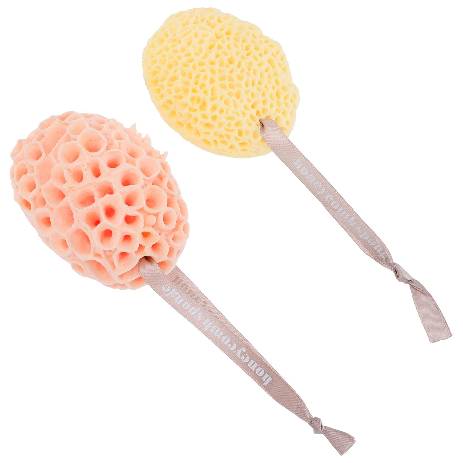 Beaupretty 2Pcs Sponge Bath Supplies Assorted Color Honeycomb Bath ...