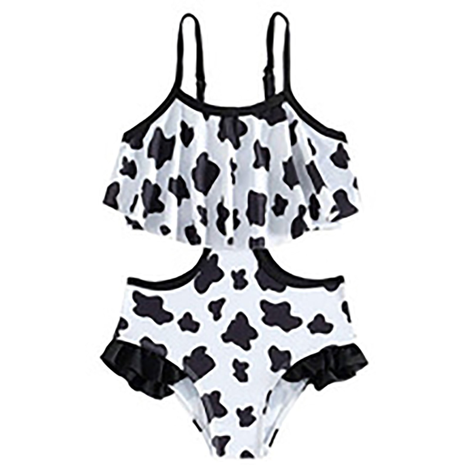 Bathing Suit With Adjustable Straps Bikini Swimwear Tropical Print ...