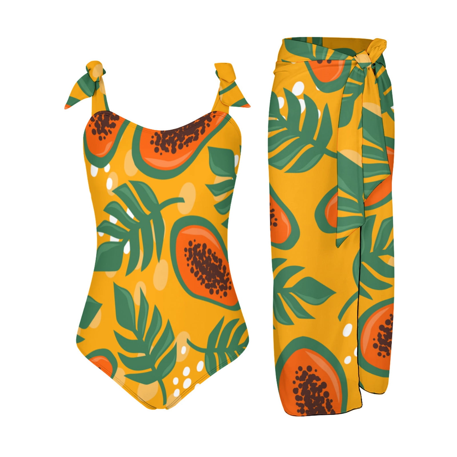 Bathing Suit Cover Up Women Vintage Colorblock Abstract Floral Print 1 ...