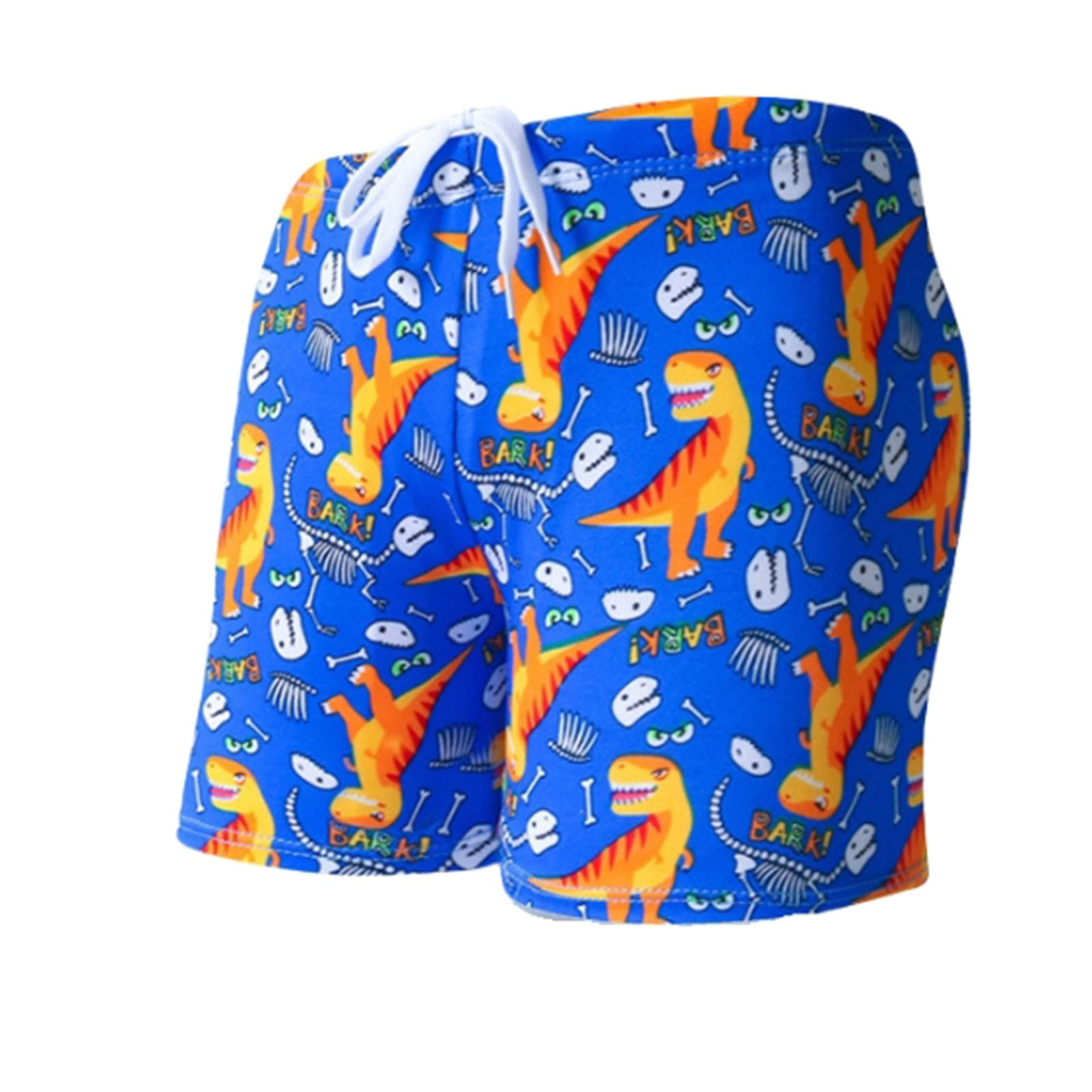 Bathing Suit for Boys Printed Color Blocked Trunks Summer Clothes Set ...