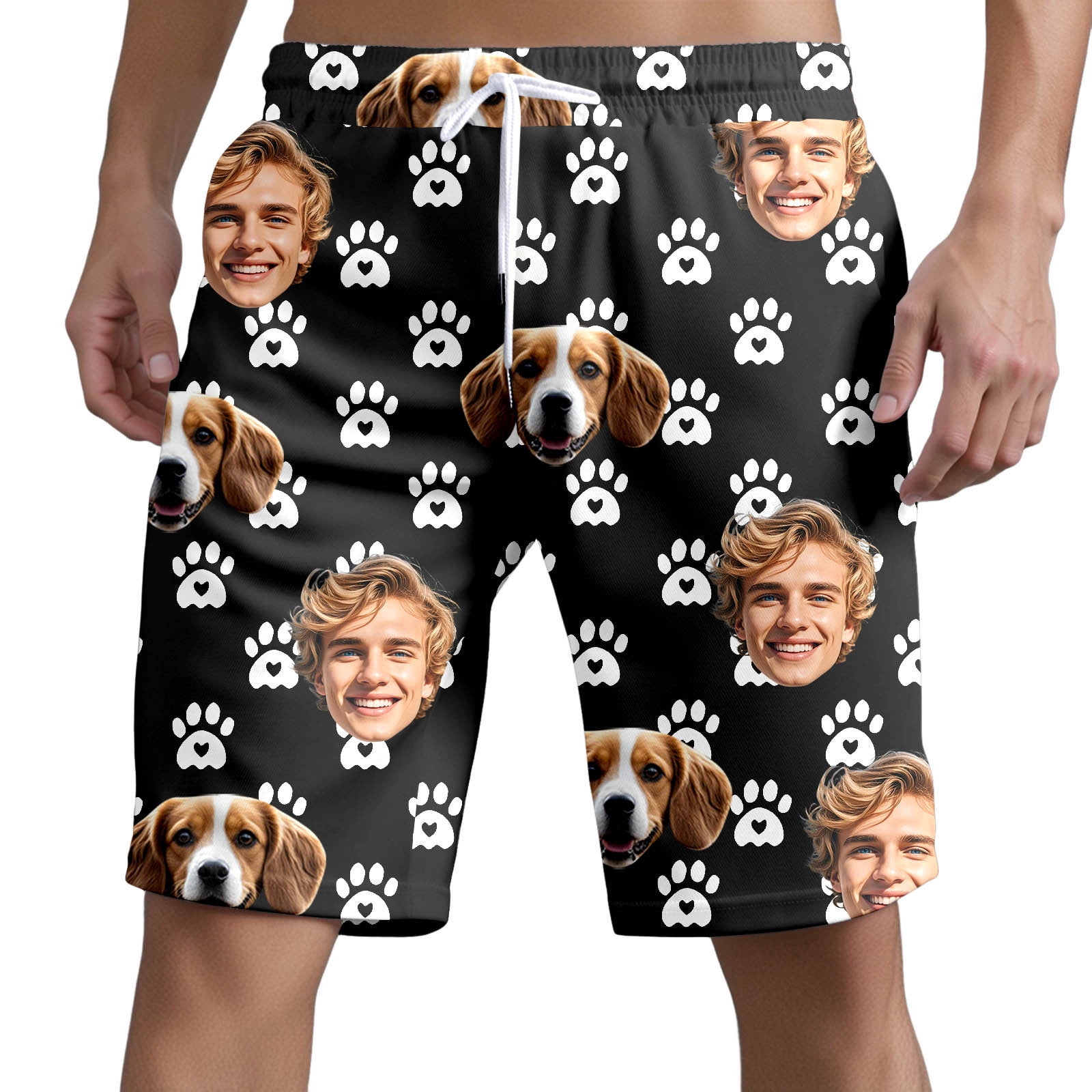 Bathing Suit for Men Board Casual Outdoor Walking Straight Leg Mid ...