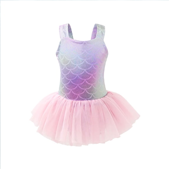 Bathing Suit for Toddler Ruffle Shoulder Bikini Tankini Swimwear Rash ...