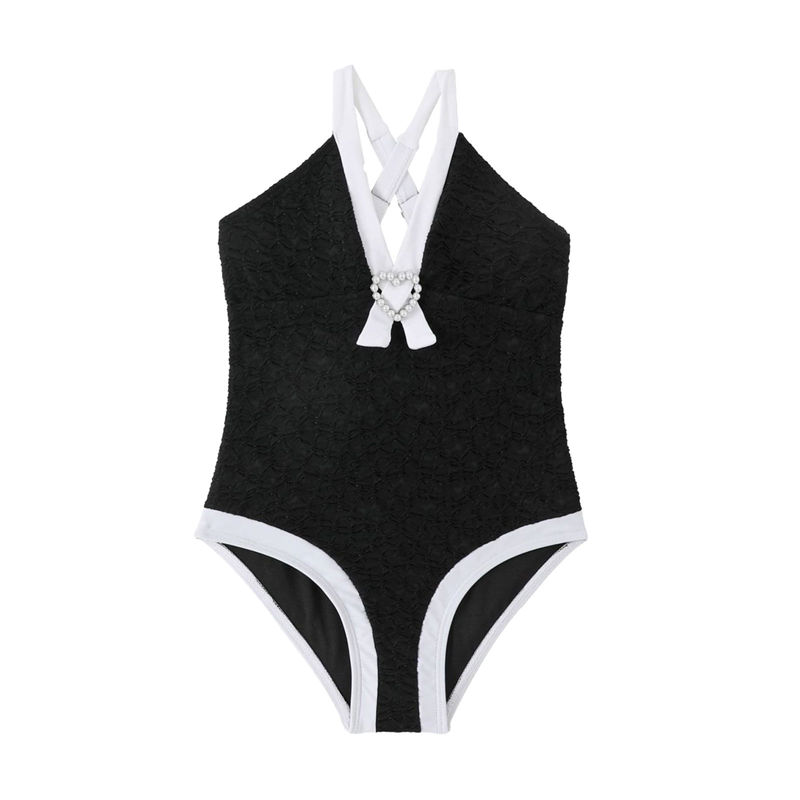 Bathing Suits Preteen Teen Kids Girls Swimsuits OnePiece Kids Black ...
