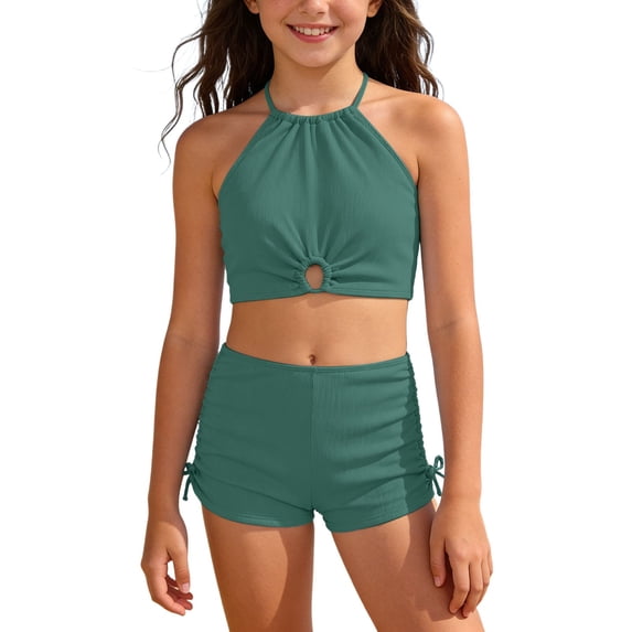 Bathing Suits for Teens 1 Piece Bathing Suit Cute Summer Sun Protection ...