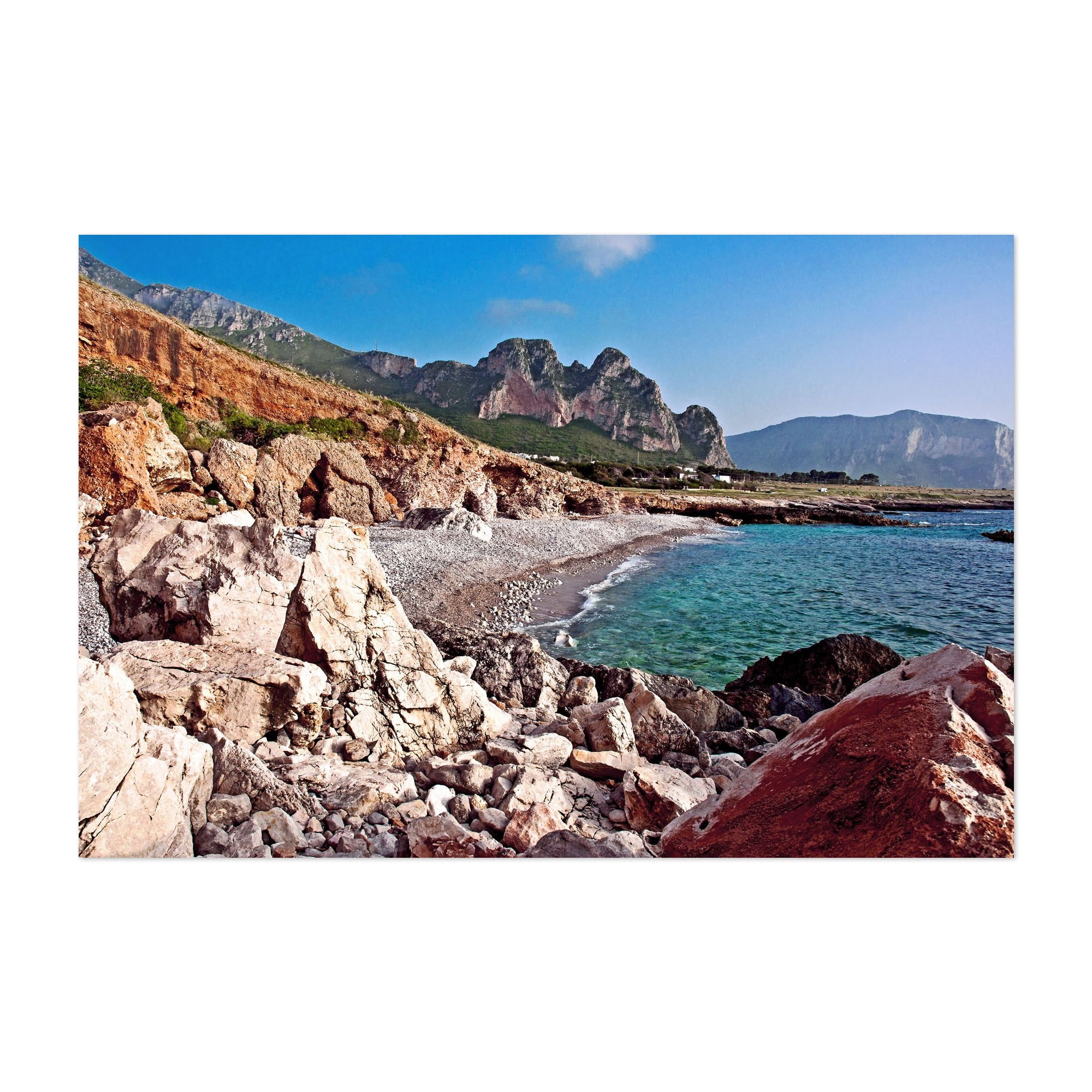 Bathing bay on Macari Beach on the Sicilian northwest coast - Macari ...