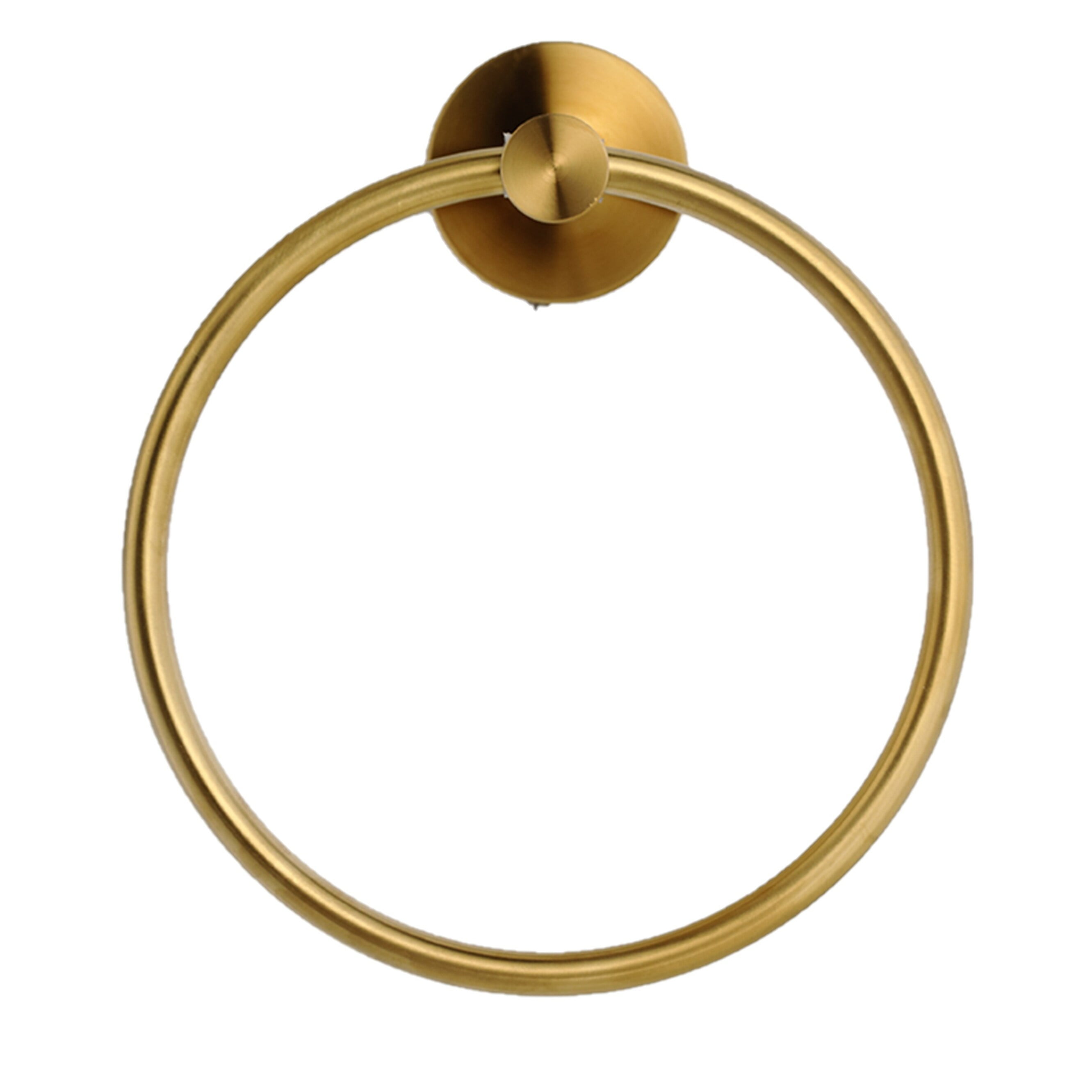 Bathlyn Elizabeth Wall Mounted Towel Ring Brass Gold - Walmart.com