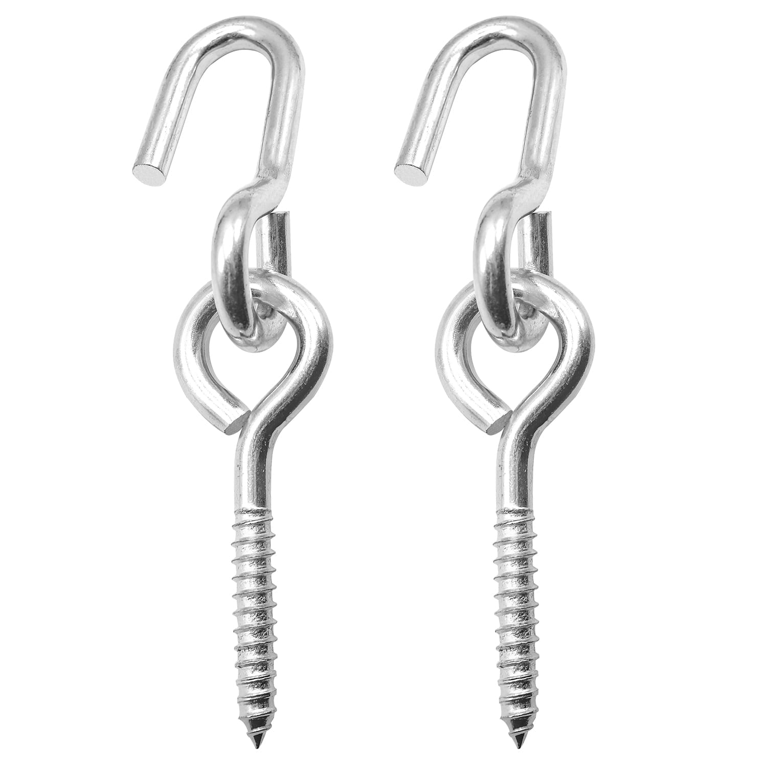 2 Pcs Eye Bolts Screw in Hooks, Max.550 lbs, for Hanging, Wood Securing ...