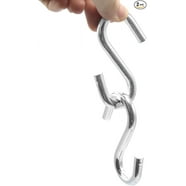 1/8" x 3/8" x 1" Zinc Plated Steel Open S Hooks SHS-056 - Walmart.com