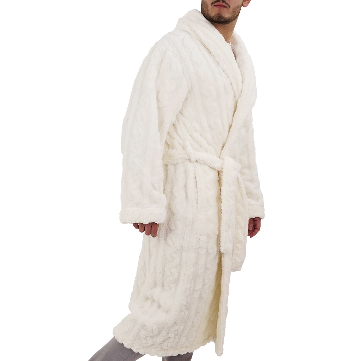 Bathrobe with Soft Comfort Texture Highly Absorbent - Terry Towel Robe ...